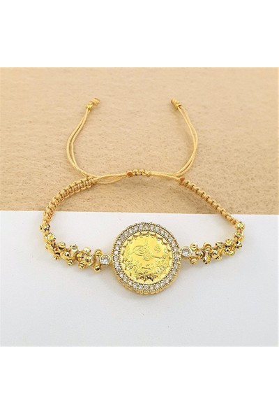 Ukba Gold 8 Ayar Altın Tuğralı Dorika Klasik Çerçeveli Bileklik Ukba Gold 8 Ayar Altın Tuğralı Dorika Klasik Çerçeveli Bileklik