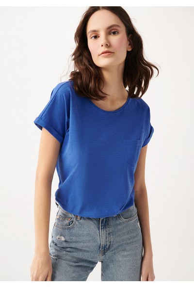 Mavi Kadın Mavi Basic Tişört 165846-70616