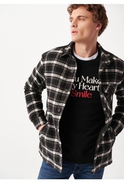 Mavi Erkek Kareli Gri Ceket 0110038-81619