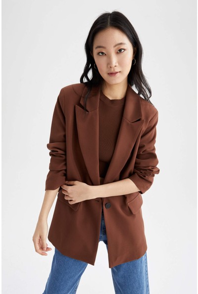 DeFacto Oversize Fit Blazer Ceket X4586AZ22SP