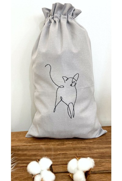 Atölye No 35 Kitten Gri Kese No:1