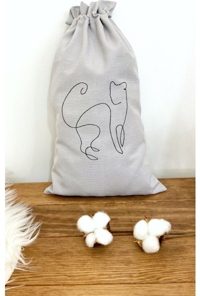 Atölyne No 35 Kitten Gri Kese No:2