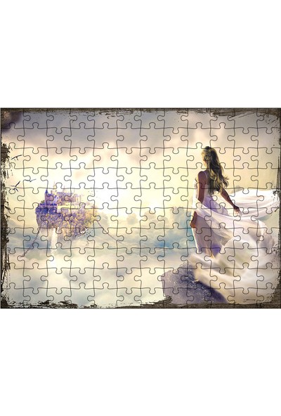 Tablomega Ahşap Mdf Puzzle Yapboz Fantastik Yüzen Kale Prenses 120 Parça 25*35 cm Tablomega Ahşap Mdf Puzzle Yapboz Fantastik Yüzen Kale Prenses 120 Parça 25*35 cm