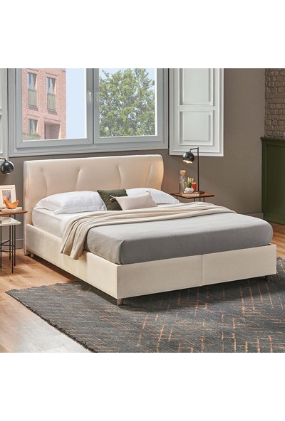 Yataş Bedding Linea Başlık Somni Baza Set - Krem