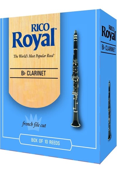Rico Royal Sibemol Klarnet Kamışı 2.5 No Rico Royal Sibemol Klarnet Kamışı 2.5 No