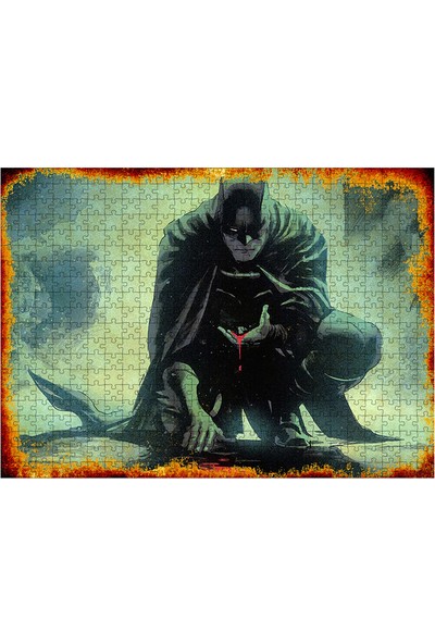 Tablomega Ahşap Mdf Puzzle Yapboz Batman ve Yarasa 500 Parça 50*70 cm Tablomega Ahşap Mdf Puzzle Yapboz Batman ve Yarasa 500 Parça 50*70 cm