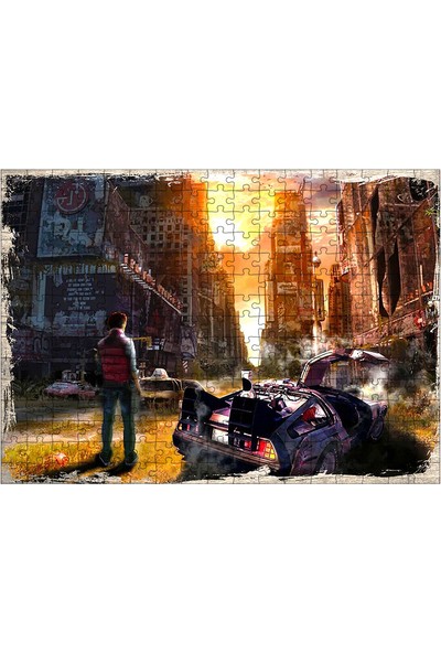 Tablomega Ahşap Mdf Puzzle Yapboz Geleceğe Dönüş 255 Parça 35*50 cm