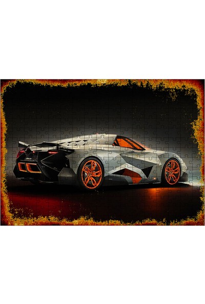 Tablomega Ahşap Mdf Puzzle Yapboz Egoista Lamborghini 255 Parça 35*50 cm