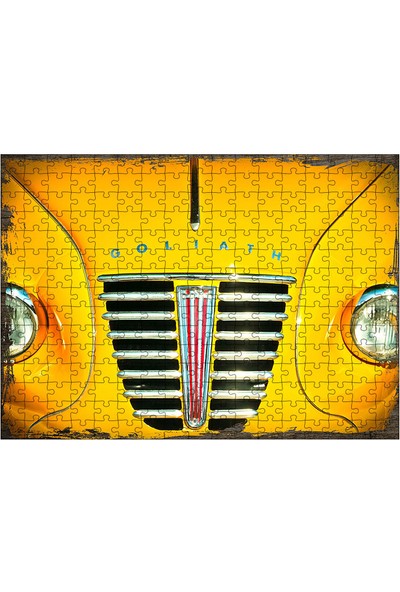Tablomega Ahşap Mdf Puzzle Yapboz Retro Sarı Araba 255 Parça 35*50 cm Tablomega Ahşap Mdf Puzzle Yapboz Retro Sarı Araba 255 Parça 35*50 cm