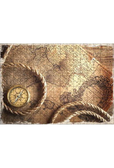 Tablomega Ahşap Mdf Puzzle Yapboz Eski Harita 255 Parça 35*50 cm Tablomega Ahşap Mdf Puzzle Yapboz Eski Harita 255 Parça 35*50 cm
