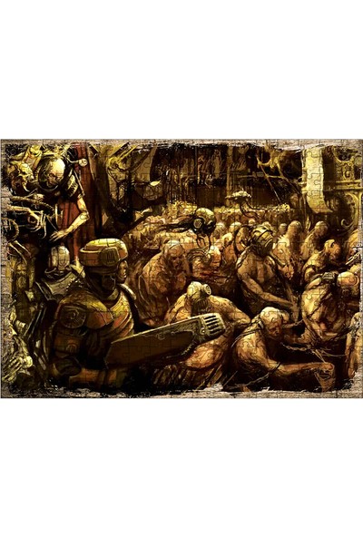 Tablomega Ahşap Mdf Puzzle Yapboz Warhammer 255 Parça 35*50 cm