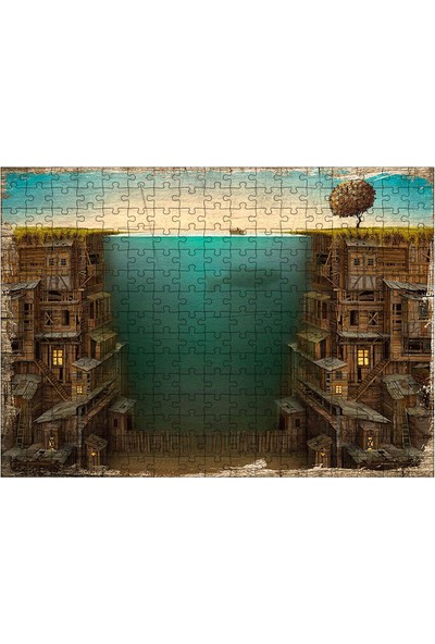 Tablomega Ahşap Mdf Puzzle Yapboz Yer Altı Şehri 255 Parça 35*50 cm Tablomega Ahşap Mdf Puzzle Yapboz Yer Altı Şehri 255 Parça 35*50 cm