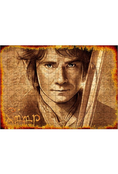 Tablomega Ahşap Mdf Puzzle Yapboz Hobbit Bilbo Bagins 255 Parça 35*50 cm Tablomega Ahşap Mdf Puzzle Yapboz Hobbit Bilbo Bagins 255 Parça 35*50 cm