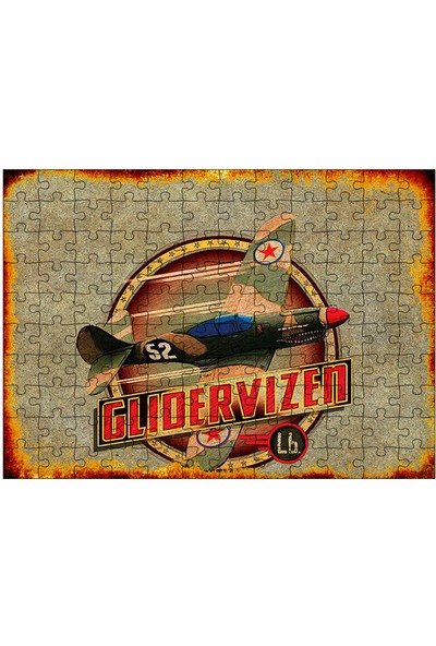 Tablomega Ahşap Mdf Puzzle Yapboz Eski Savaş Uçağı 120 Parça 25*35 cm Tablomega Ahşap Mdf Puzzle Yapboz Eski Savaş Uçağı 120 Parça 25*35 cm
