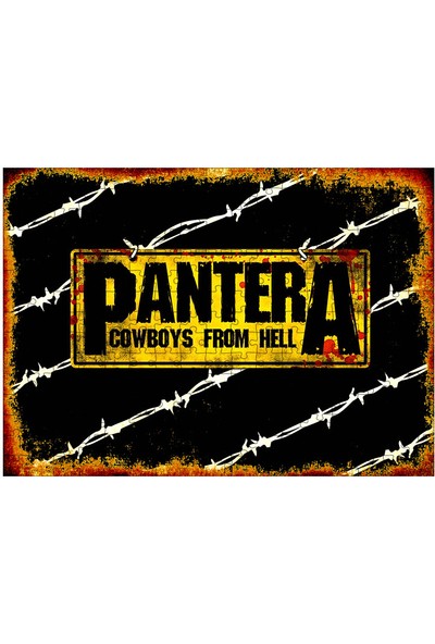 Tablomega Ahşap Mdf Puzzle Yapboz Pantera Albüm Kapağı 255 Parça 35*50 cm