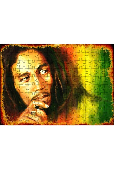 Tablomega Ahşap Mdf Puzzle Yapboz Retro Bob Marley 120 Parça 25*35 cm Tablomega Ahşap Mdf Puzzle Yapboz Retro Bob Marley 120 Parça 25*35 cm