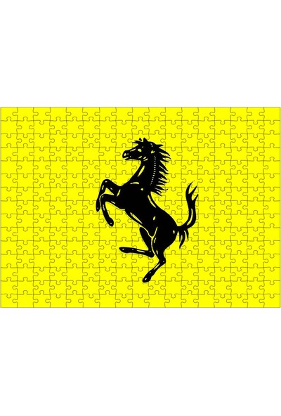Tablomega Ahşap Mdf Puzzle Yapboz Ferrari Logo 255 Parça 35*50 cm Tablomega Ahşap Mdf Puzzle Yapboz Ferrari Logo 255 Parça 35*50 cm