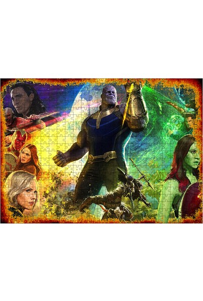 Tablomega Ahşap Mdf Puzzle Yapboz Galaksi Muhafızları 500 Parça 50*70 cm