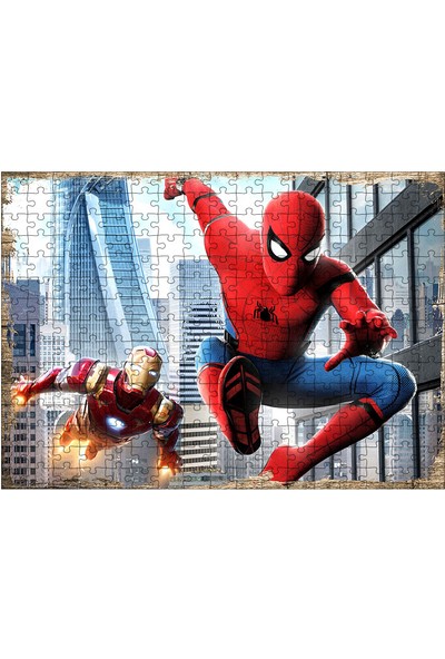 Tablomega Ahşap Mdf Puzzle Yapboz Örümcek Adam Marvel Karekter 255 Parça 35*50 cm Tablomega Ahşap Mdf Puzzle Yapboz Örümcek Adam Marvel Karekter 255 Parça 35*50 cm