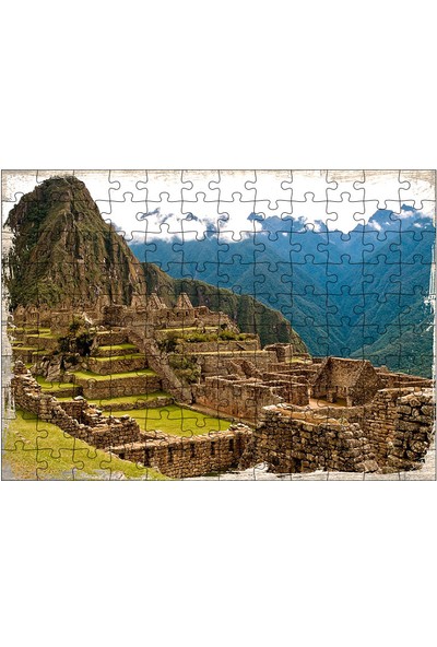 Tablomega Ahşap Mdf Puzzle Yapboz Machu Picchu 120 Parça 25*35 cm Tablomega Ahşap Mdf Puzzle Yapboz Machu Picchu 120 Parça 25*35 cm
