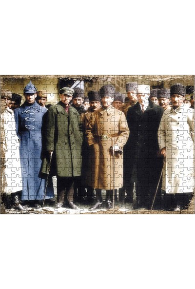 Tablomega Ahşap Mdf Puzzle Yapboz Mustafa Kemal Atatürk 255 Parça 35*50 cm Tablomega Ahşap Mdf Puzzle Yapboz Mustafa Kemal Atatürk 255 Parça 35*50 cm