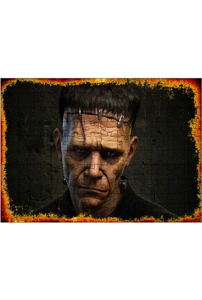 Tablomega Ahşap Mdf Puzzle Yapboz Frankenstein 120 Parça 25*35 cm Tablomega Ahşap Mdf Puzzle Yapboz Frankenstein 120 Parça 25*35 cm