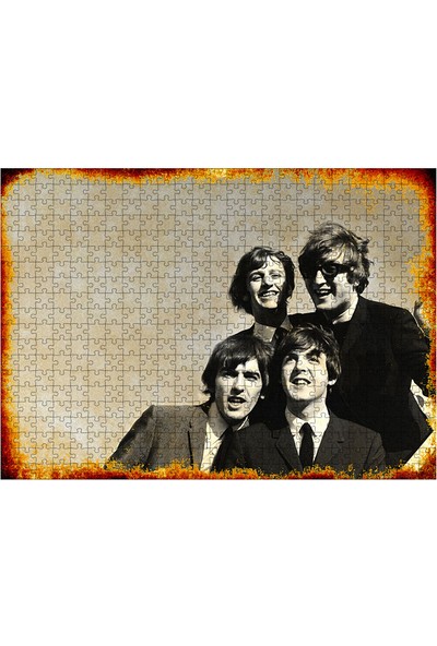 Tablomega Ahşap Mdf Puzzle Yapboz Beatles Grubu 500 Parça 50*70 cm Tablomega Ahşap Mdf Puzzle Yapboz Beatles Grubu 500 Parça 50*70 cm