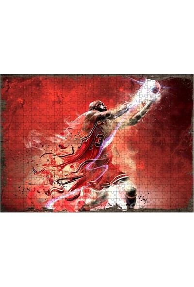 Tablomega Ahşap Mdf Puzzle Yapboz Michael Jordan 500 Parça 50*70 cm Tablomega Ahşap Mdf Puzzle Yapboz Michael Jordan 500 Parça 50*70 cm