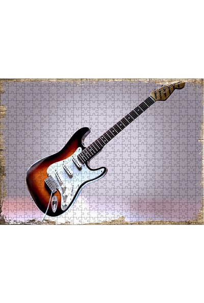 Tablomega Ahşap Mdf Puzzle Yapboz Elektro Gitar 500 Parça 50*70 cm Tablomega Ahşap Mdf Puzzle Yapboz Elektro Gitar 500 Parça 50*70 cm