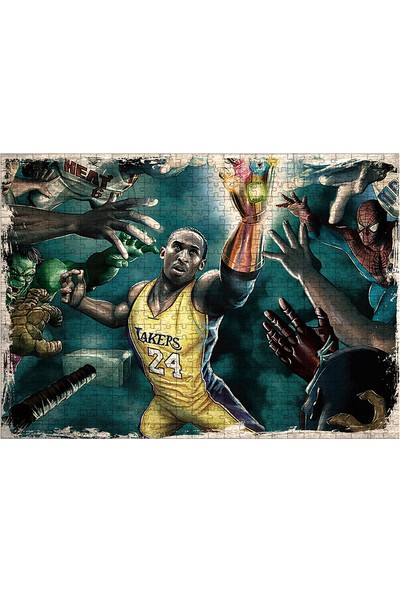 Tablomega Ahşap Mdf Puzzle Yapboz Nba ve Marvel Karakterleri 500 Parça 50*70 cm Tablomega Ahşap Mdf Puzzle Yapboz Nba ve Marvel Karakterleri 500 Parça 50*70 cm