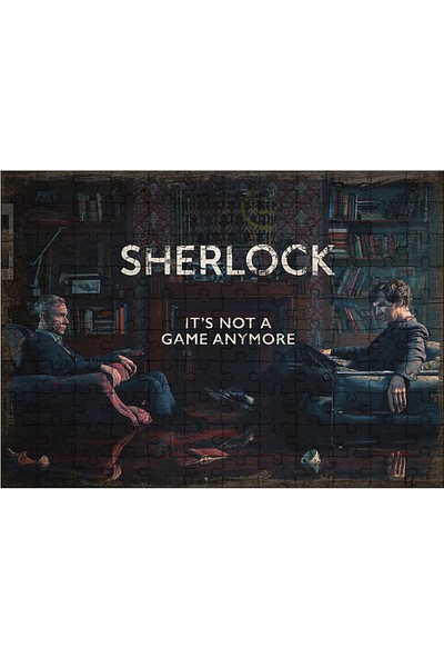 Tablomega Ahşap Mdf Puzzle Yapboz Sherlock Holmes Afişi 120 Parça 25*35 cm Tablomega Ahşap Mdf Puzzle Yapboz Sherlock Holmes Afişi 120 Parça 25*35 cm