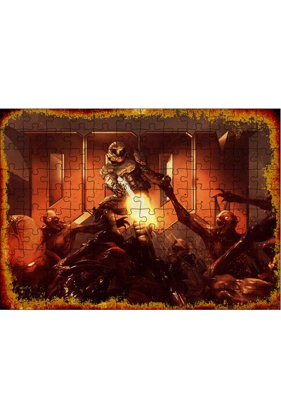 Tablomega Ahşap Mdf Puzzle Yapboz Doom 120 Parça 25*35 cm Tablomega Ahşap Mdf Puzzle Yapboz Doom 120 Parça 25*35 cm