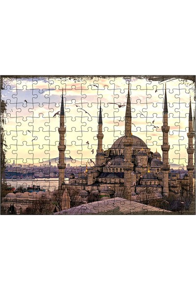Tablomega Ahşap Mdf Puzzle Yapboz Sultan Ahmet Cami Martılar 120 Parça 25*35 cm Tablomega Ahşap Mdf Puzzle Yapboz Sultan Ahmet Cami Martılar 120 Parça 25*35 cm