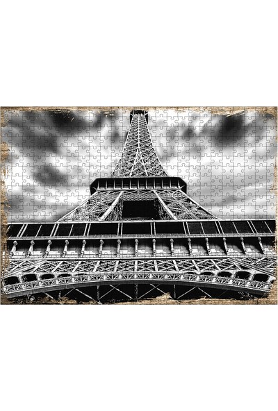 Tablomega Ahşap Mdf Puzzle Yapboz Eyfel Kulesi Gökyüzü 500 Parça 50*70 cm Tablomega Ahşap Mdf Puzzle Yapboz Eyfel Kulesi Gökyüzü 500 Parça 50*70 cm