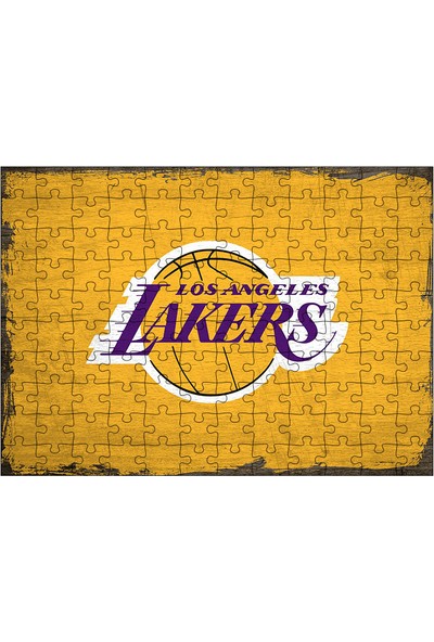 Tablomega Ahşap Mdf Puzzle Yapboz Los Angeles Lakers 120 Parça 25*35 cm