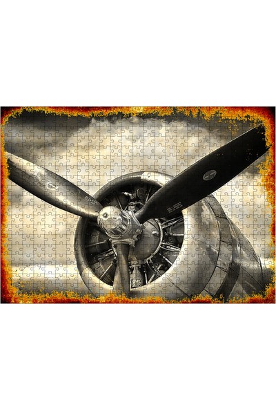 Tablomega Ahşap Mdf Puzzle Yapboz Uçak Motoru 500 Parça 50*70 cm Tablomega Ahşap Mdf Puzzle Yapboz Uçak Motoru 500 Parça 50*70 cm