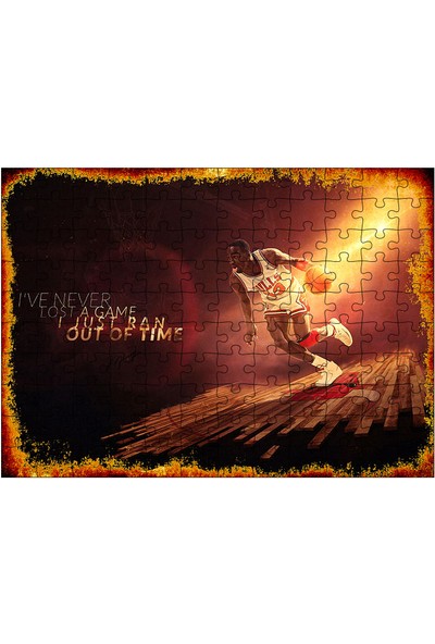 Tablomega Ahşap Mdf Puzzle Yapboz Chicago Bulls 120 Parça 25*35 cm