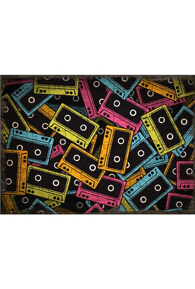 Tablomega Ahşap Mdf Puzzle Yapboz Renkli Müzik Kastleri 120 Parça 25*35 cm Tablomega Ahşap Mdf Puzzle Yapboz Renkli Müzik Kastleri 120 Parça 25*35 cm