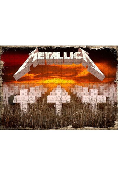 Tablomega Ahşap Mdf Puzzle Yapboz Metallica Poster 500 Parça 50*70 cm Tablomega Ahşap Mdf Puzzle Yapboz Metallica Poster 500 Parça 50*70 cm