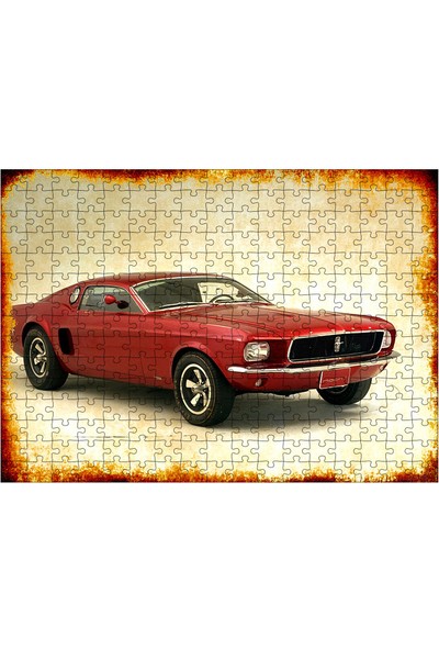 Tablomega Ahşap Mdf Puzzle Yapboz Eskitilmiş Kırmızı Araba 255 Parça 35*50 cm Tablomega Ahşap Mdf Puzzle Yapboz Eskitilmiş Kırmızı Araba 255 Parça 35*50 cm