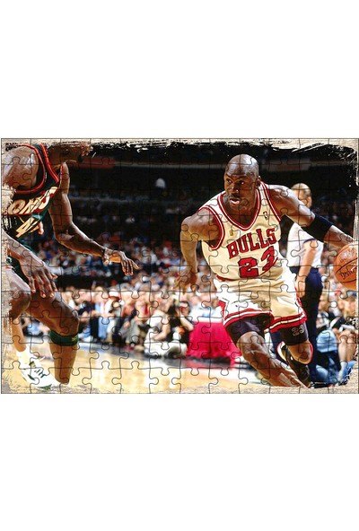 Tablomega Ahşap Mdf Puzzle Yapboz Michael Jordan 120 Parça 25*35 cm Tablomega Ahşap Mdf Puzzle Yapboz Michael Jordan 120 Parça 25*35 cm