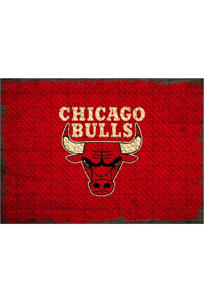 Tablomega Ahşap Mdf Puzzle Yapboz Chicago Bulls 120 Parça 25*35 cm