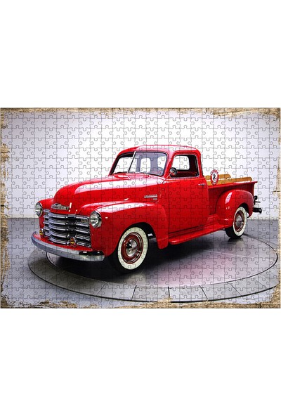 Tablomega Ahşap Mdf Puzzle Yapboz Chevrolet Advance 500 Parça 50*70 cm