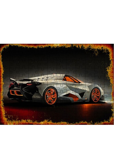 Tablomega Ahşap Mdf Puzzle Yapboz Egoista Lamborghini 120 Parça 25*35 cm Tablomega Ahşap Mdf Puzzle Yapboz Egoista Lamborghini 120 Parça 25*35 cm