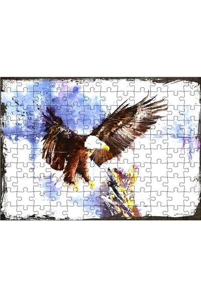 Tablomega Ahşap Mdf Puzzle Yapboz Avda Kahve Rengi Kartal 120 Parça 25*35 cm Tablomega Ahşap Mdf Puzzle Yapboz Avda Kahve Rengi Kartal 120 Parça 25*35 cm