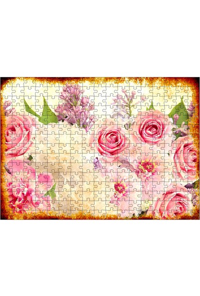Tablomega Ahşap Mdf Puzzle Yapboz Pembe Güller 255 Parça 35*50 cm Tablomega Ahşap Mdf Puzzle Yapboz Pembe Güller 255 Parça 35*50 cm