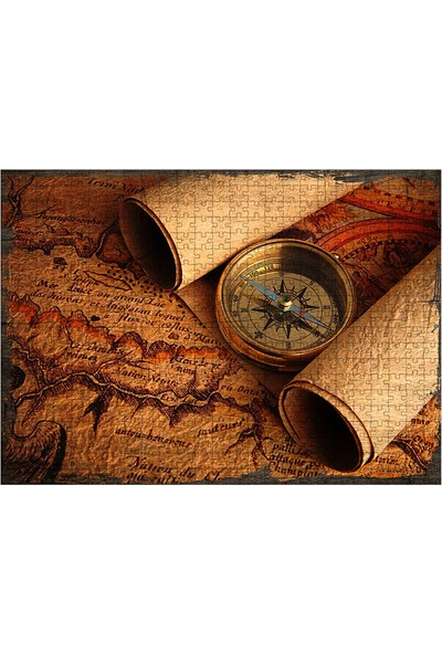 Tablomega Ahşap Mdf Puzzle Yapboz Pusula Haritalar 500 Parça 50*70 cm Tablomega Ahşap Mdf Puzzle Yapboz Pusula Haritalar 500 Parça 50*70 cm