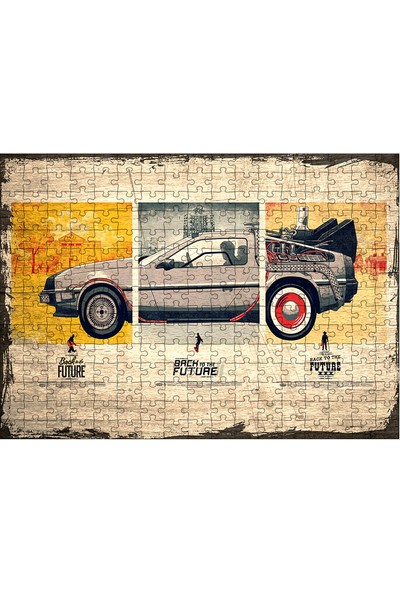 Tablomega Ahşap Mdf Puzzle Yapboz Geleceğe Donüş 255 Parça 35*50 cm