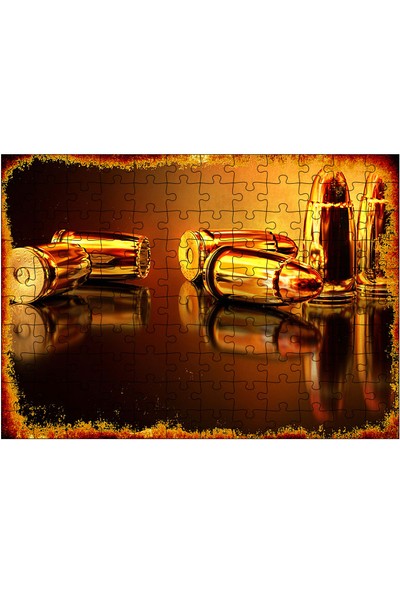 Tablomega Ahşap Mdf Puzzle Yapboz mermi Temalı Tablo 120 Parça 25*35 cm Tablomega Ahşap Mdf Puzzle Yapboz mermi Temalı Tablo 120 Parça 25*35 cm