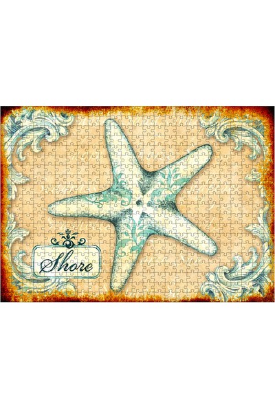Tablomega Ahşap Mdf Puzzle Yapboz Retro Deniz Yıldızı 500 Parça 50*70 cm Tablomega Ahşap Mdf Puzzle Yapboz Retro Deniz Yıldızı 500 Parça 50*70 cm